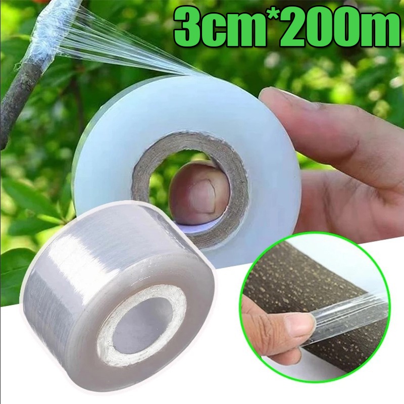 200M Grafting Film Band Stretchable Nursery Grafting Tape Self-adhesive ...
