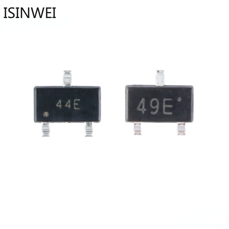 10Pcs 44E 49E Hall Effect Sensor Switch SMD Hall Element SS49E AH49E ...