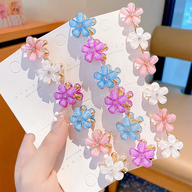 5-20pcs Set of Children's Hair Clips Korean Fashion New Cute Flower ...