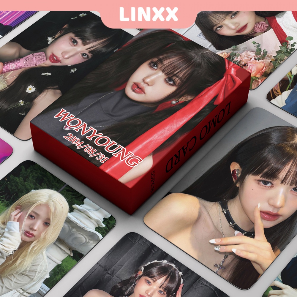 LINXX 55 Pcs IVE Won Young Album Lomo Card Kpop Photocards Postcards ...