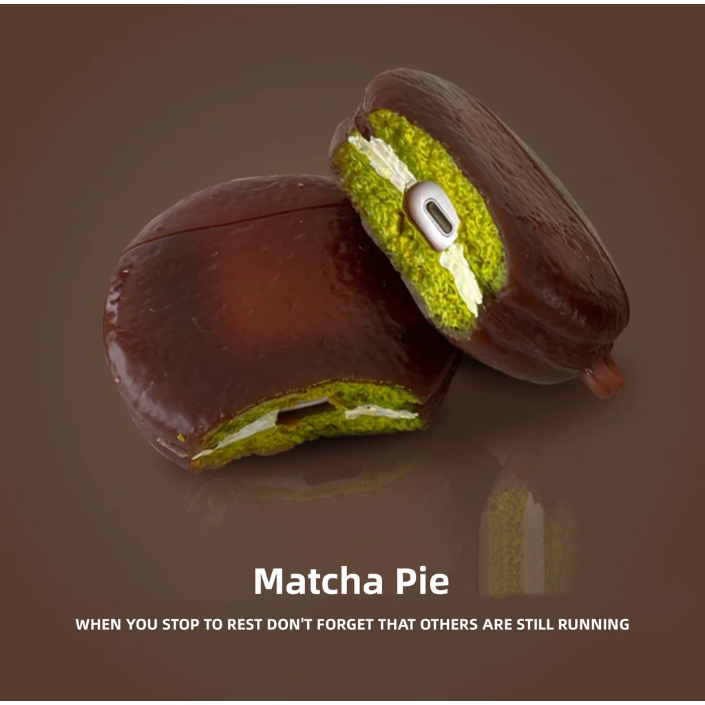 Cartoon Matcha Pie Cute Airpods Case Airpods Pro 2 Case Airpods Gen3 ...