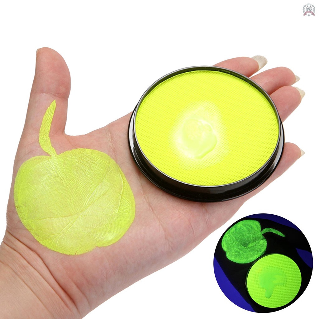 [Joy] Face & Body Paint UV Blacklight Neon Fluorescent Glow Paint Water ...