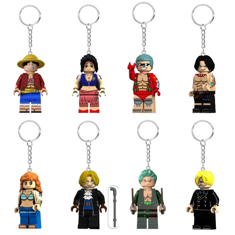 One Piece Merchandise Anime Character Keychain Pendant Luffy Chopper ...