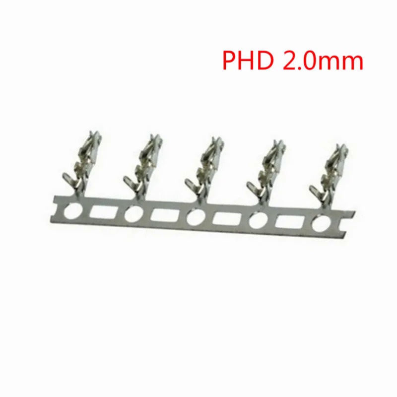 100PCS PHD2.0 Terminal Double Row 2.0 Mating Terminal PHD 2.0mm Double Row Connector Crimping ...