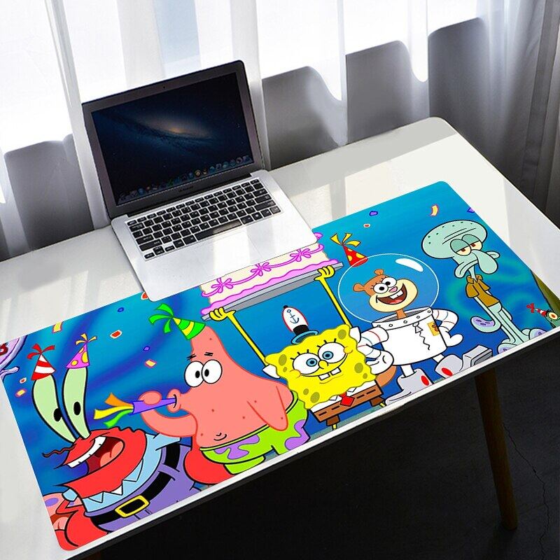 SpongeBobes Computer Gaming Mouse Pad Large Keyboard Gamer Mice Carpet ...
