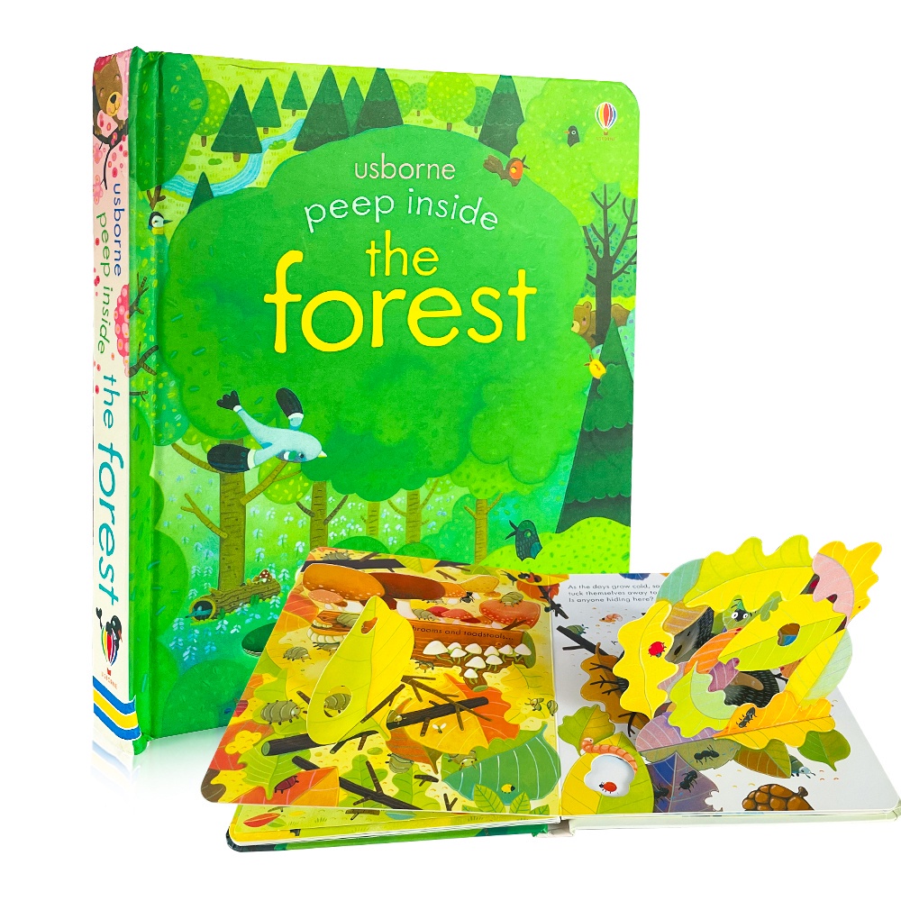 Usborne Peep Inside The Forest 3D Flap Picture Children Hardcover ...