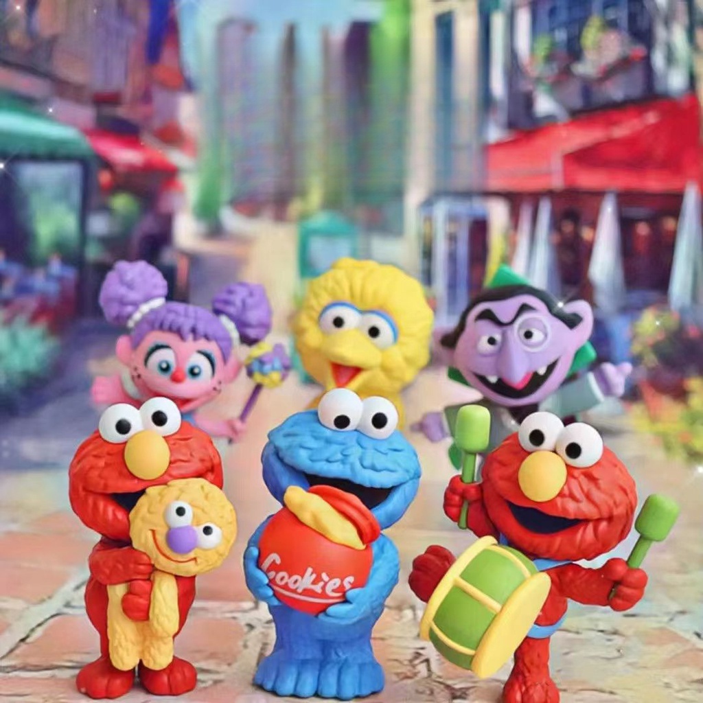 Special Bubble Mart Special Sesame Street Basic Series Blind Box Anime ...