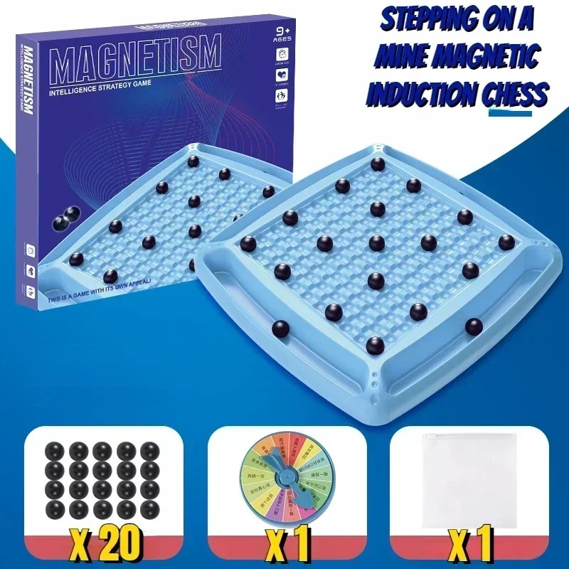 Magnetic Game Chess Magnets Stones Battle Table Board Game | Shopee ...