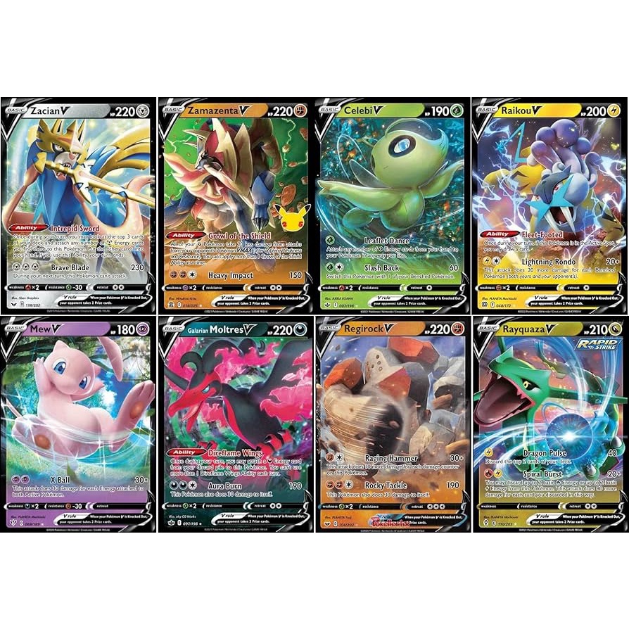 Genuine Pokemon TCG Cards - Legendary & Mysterious (2 random Legendary ...