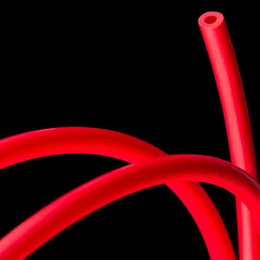 PTFE Tube,Red PTFE Teflon Bowden Tube 3D Printer Extruder Hotend PTFE ...