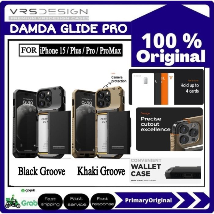 Case iPhone 15 PRO Max 15 PRO VRS DESIGN DAMDA GLIDE PRO Wallet | Shopee Philippines
