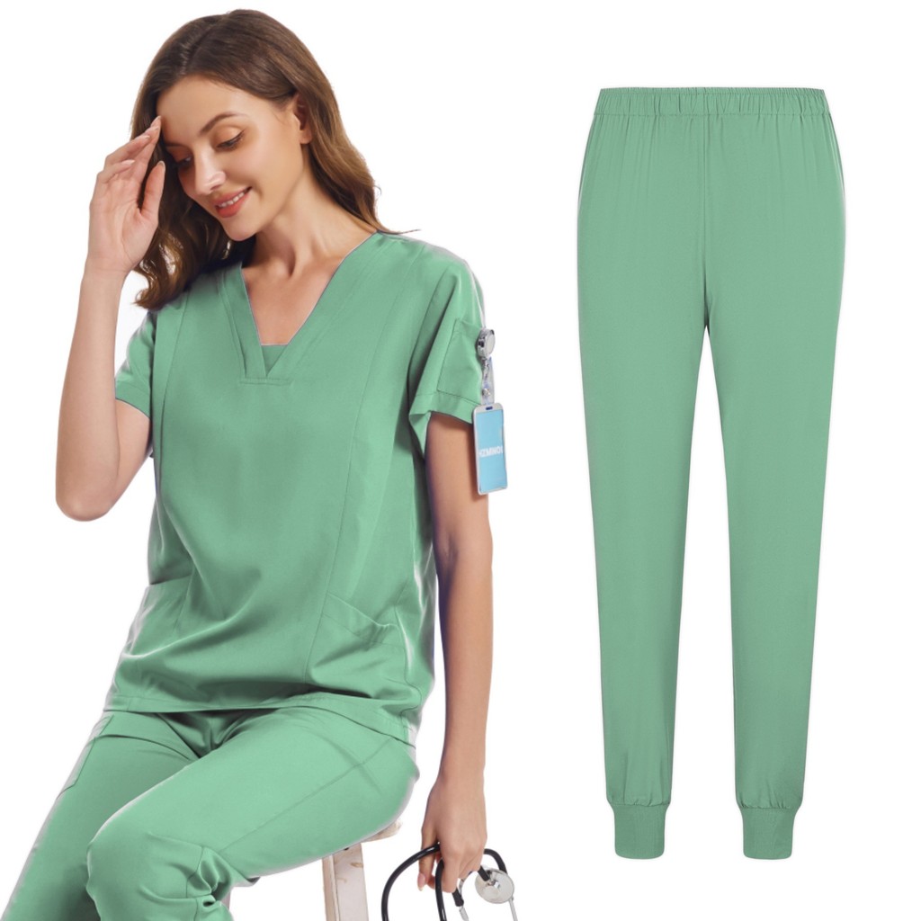 New Hospital Operating Room Scrub Set Scrub Suit Doctor Nurse Uniform ...