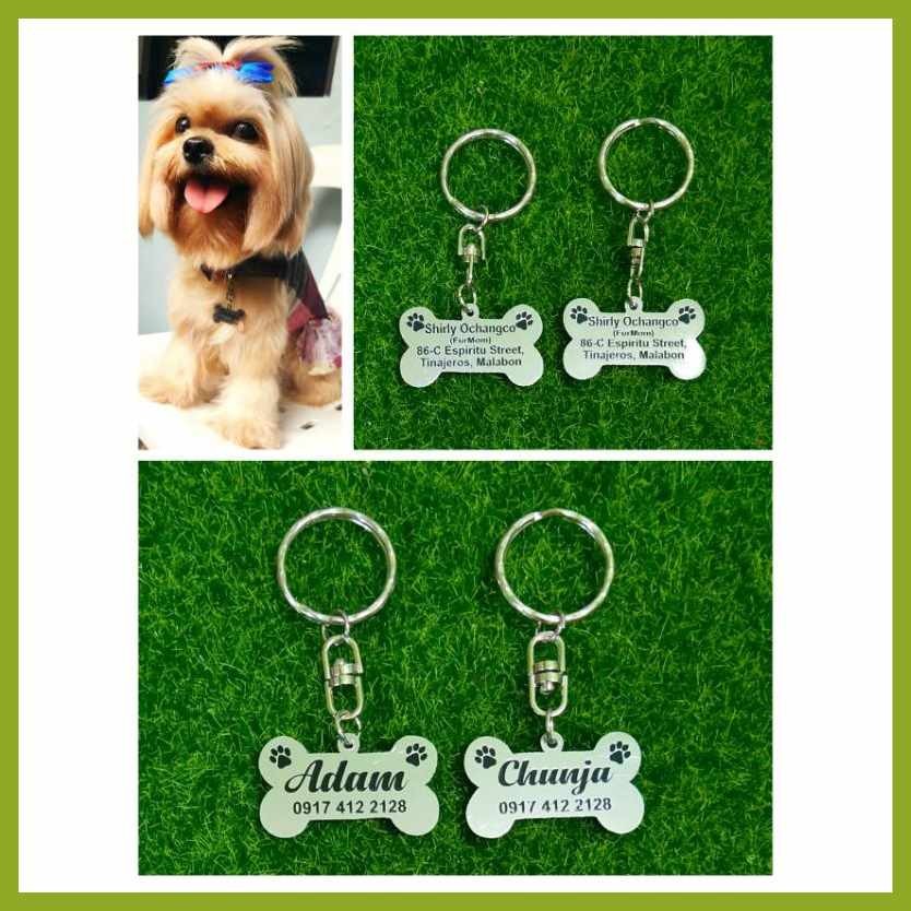 Personalized/H+Stainless)Rf)Steel)rq>Name)F=Engraved)b>Pet)e>Tags)c>for ...