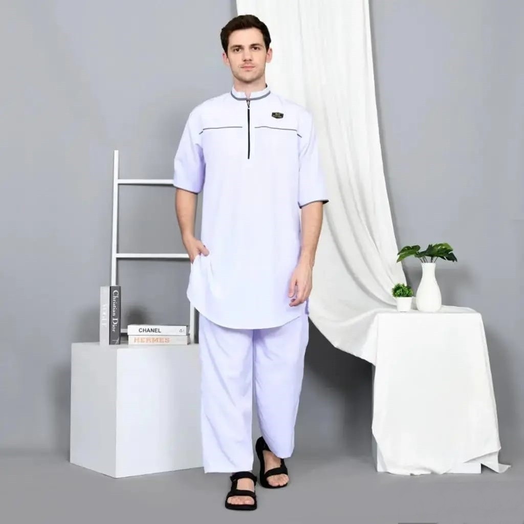 3d - men's koko suit with simple list model - Pakistani gamis for adult ...