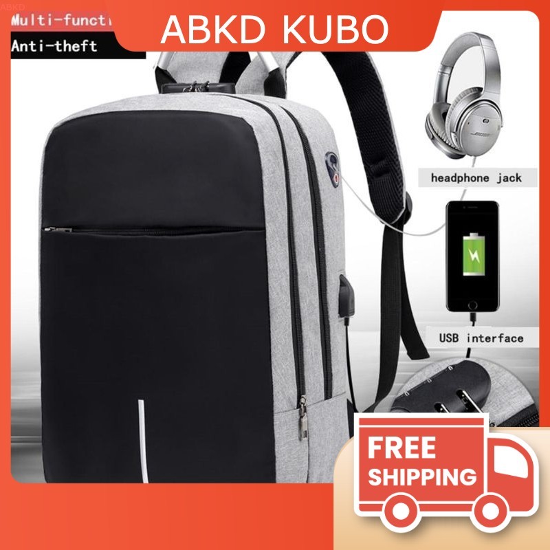ABKD HARRY Anti-theft Backpack with Lock code | Laptop Bag for Men and ...