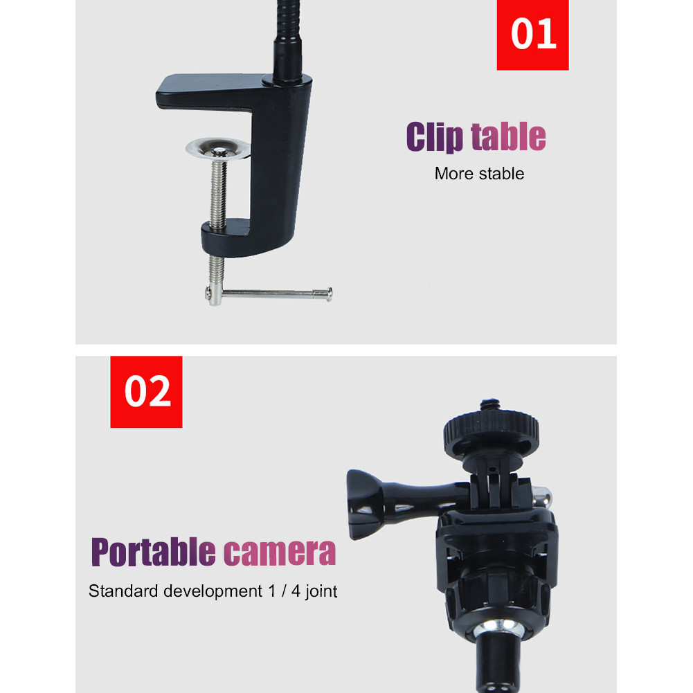 Camera Clamp Bracket Flexible Logitech Webcam Camera Bracket Gooseneck ...