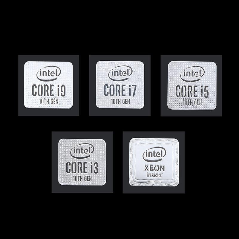 imm 10th Generation Intel Core i9 i7 i5 i3 CPU Metal Sticker Laptop ...