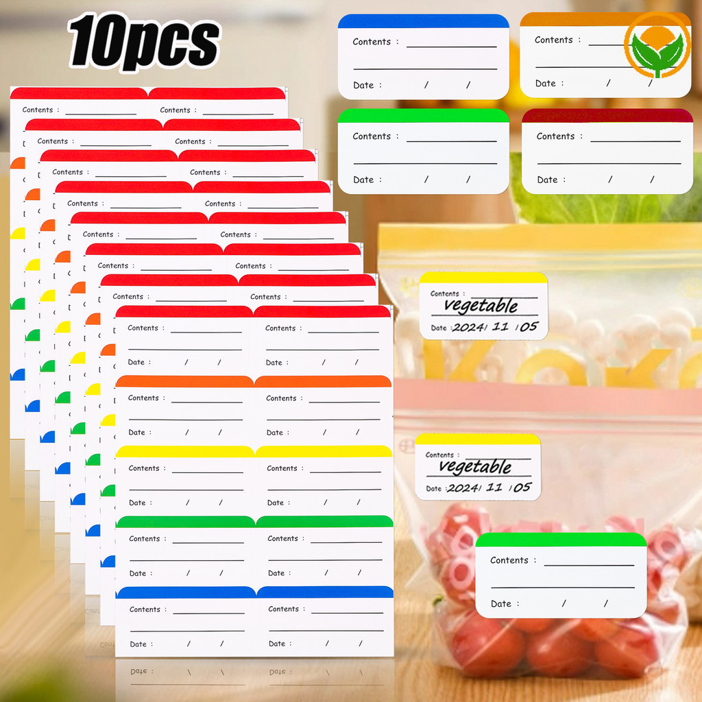 Self-Adhesive Food Storage Contents Mark Stickers - Handmade Food Jam ...