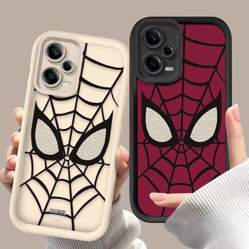 Marvel Hero Spider Man Phone Case for Xiaomi Redmi Note 13 12 11 Pro ...