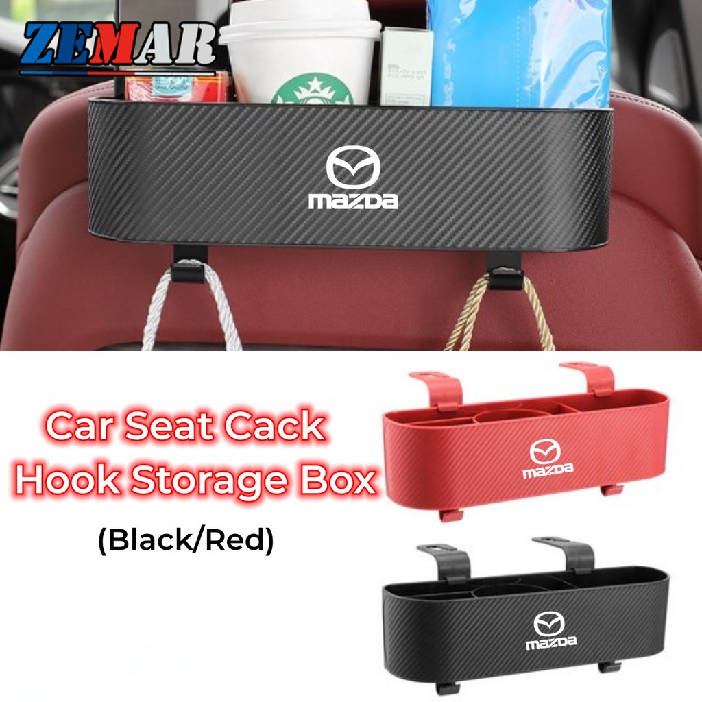 Mazda Car Back Seat Organizer Car Seat Back Hook Box Rear Row Storage ...