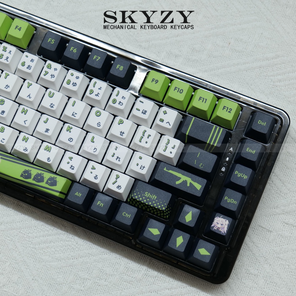 Shishiro Botan Keycaps Cherry Profile Hololive Anime PBT Dye Sub ...