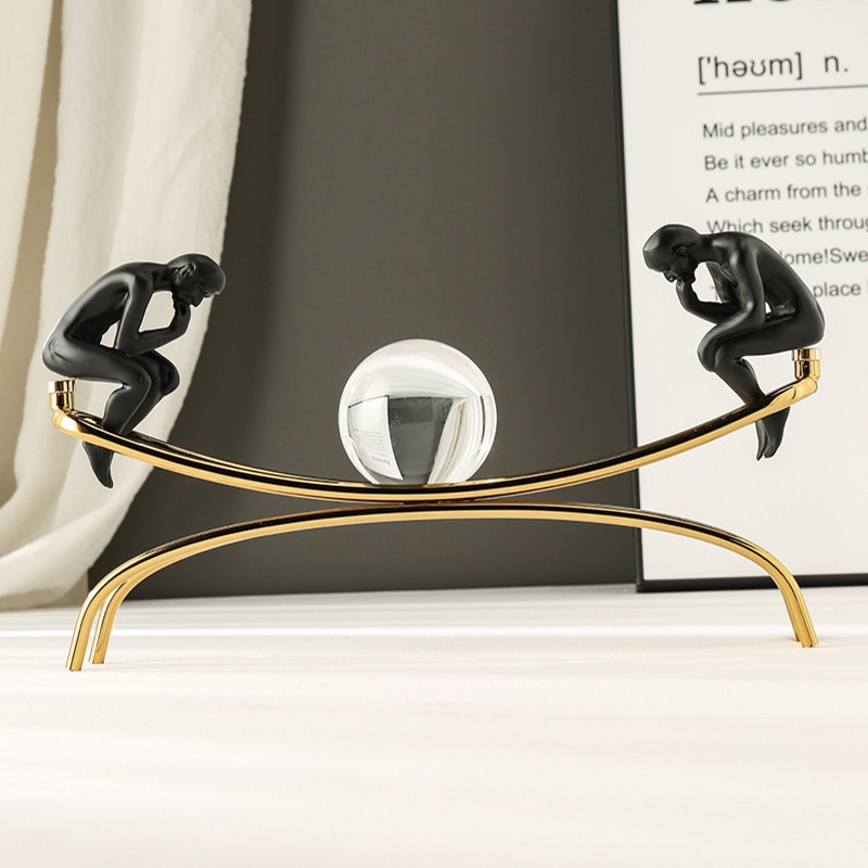 Retro Decorative Sculptures Home Decorations Accessories Living Room ...