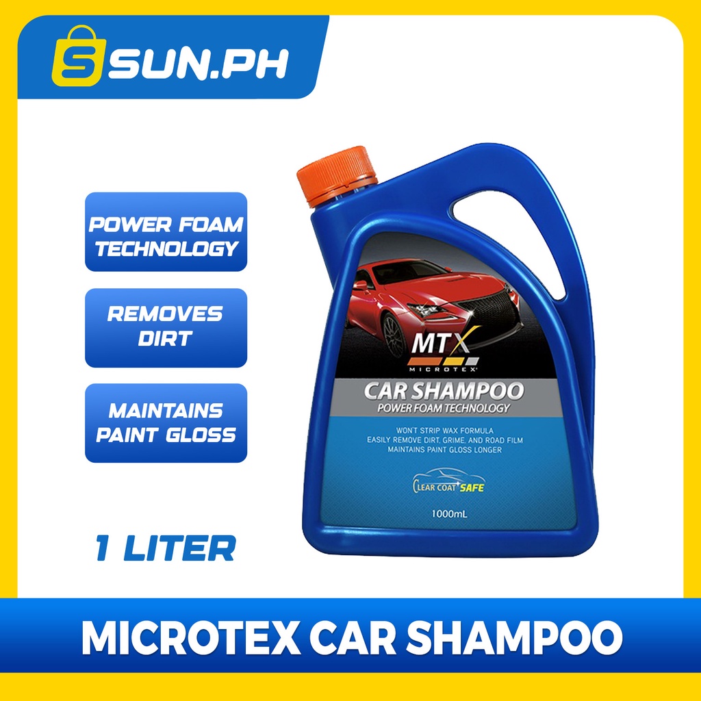 Microtex Car Shampoo Power Foam Technology MA-S101 1L | Shopee Philippines