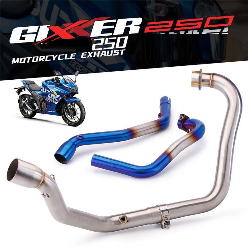 Heade Pipe Fitment For Suzuki Gixxer 250 Exhaust System Modification ...
