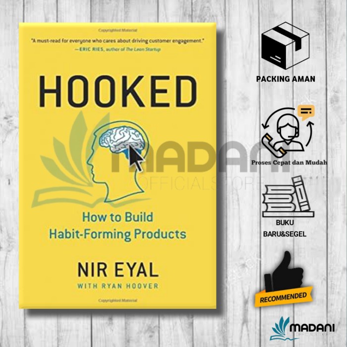 Hooked Book How to Build Habit-Forming Products by Nir Eyal | Shopee ...