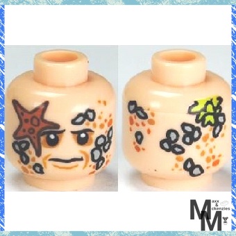 Bootstrap Bill Barnacles Head (3626cpb0631) LEGO Minifigure Body Part ...