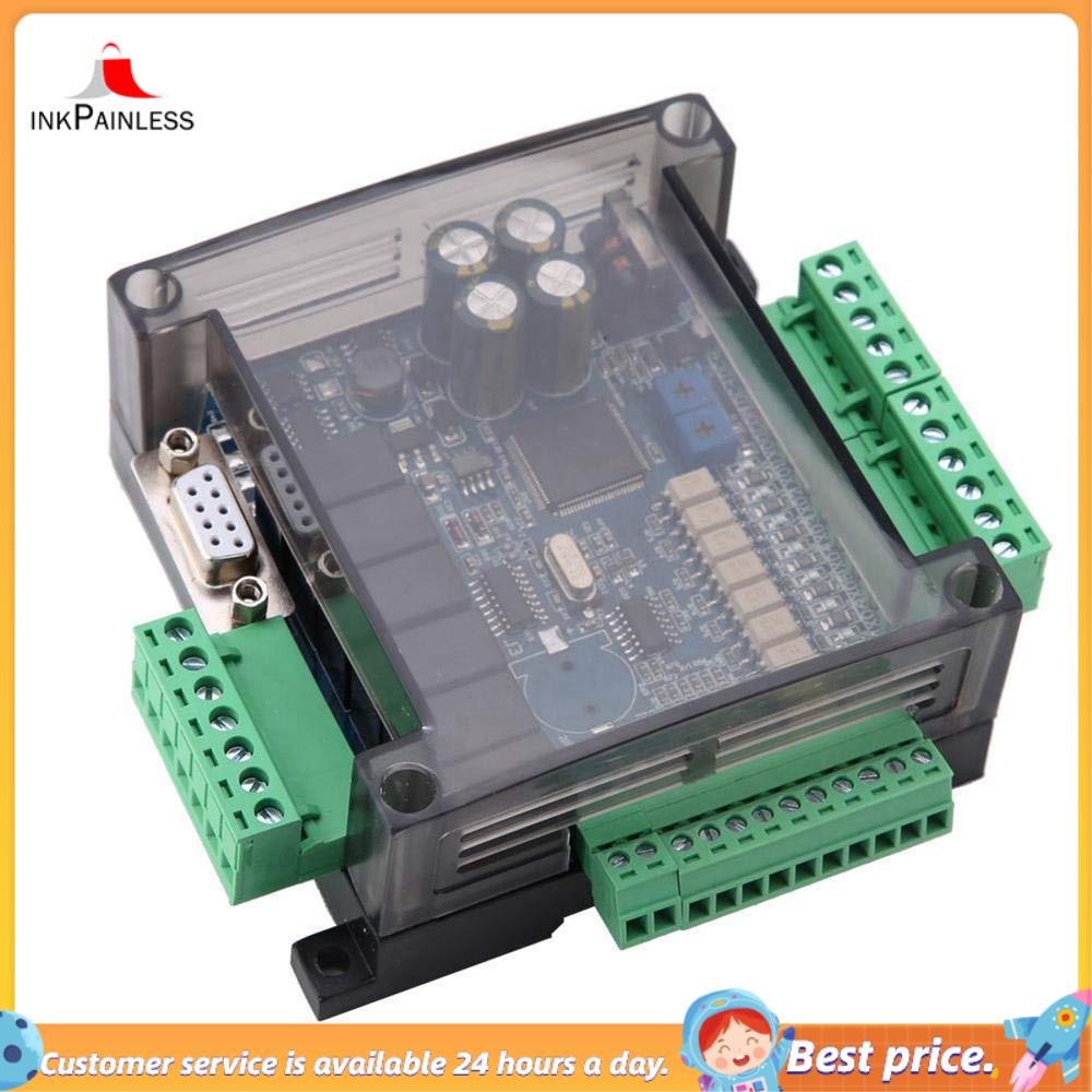 【inkpainless】FX3U-14MR PLC Industrial Control Board 8 Input 6 Output ...