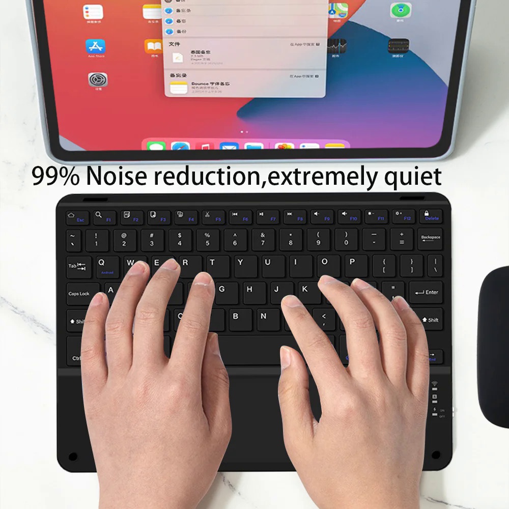 Wireless Keyboard With Touchpad For Android iOS Windows For iPad Pro ...