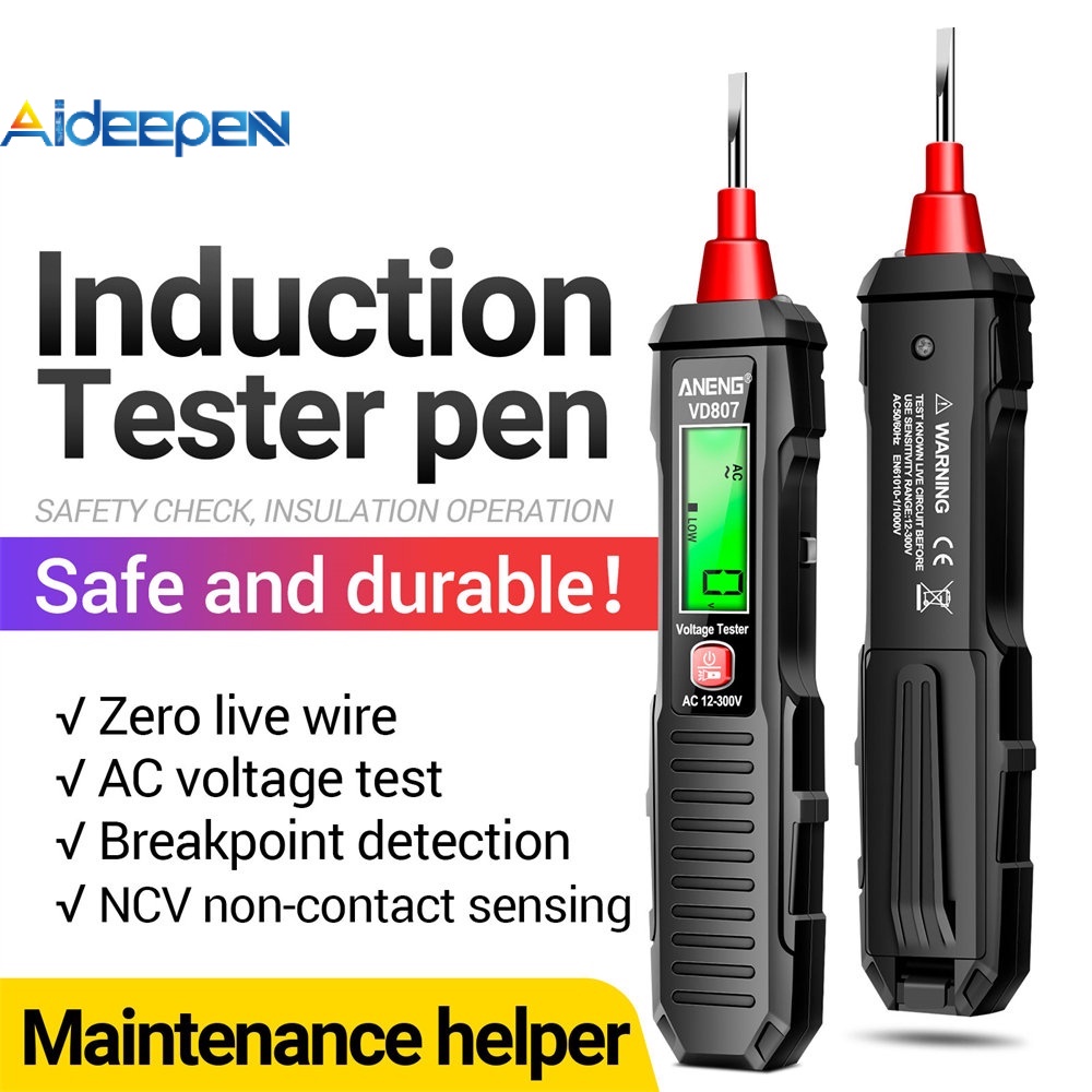 AIDEEPEN ANENG Pen Type Digital Multimeter AC/DC Voltage Tester ...