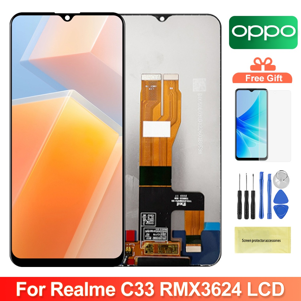 Realme C33 RMX3624/C33 2023 RMX3627 LCD With Frame Display Touch Screen ...