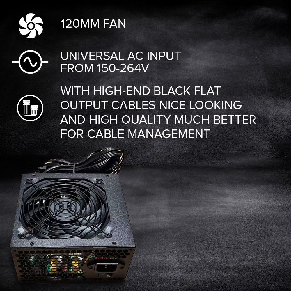 EasyPC | Keytech BTS 450 | 550 | 650| 750watts power supply| ATX ...