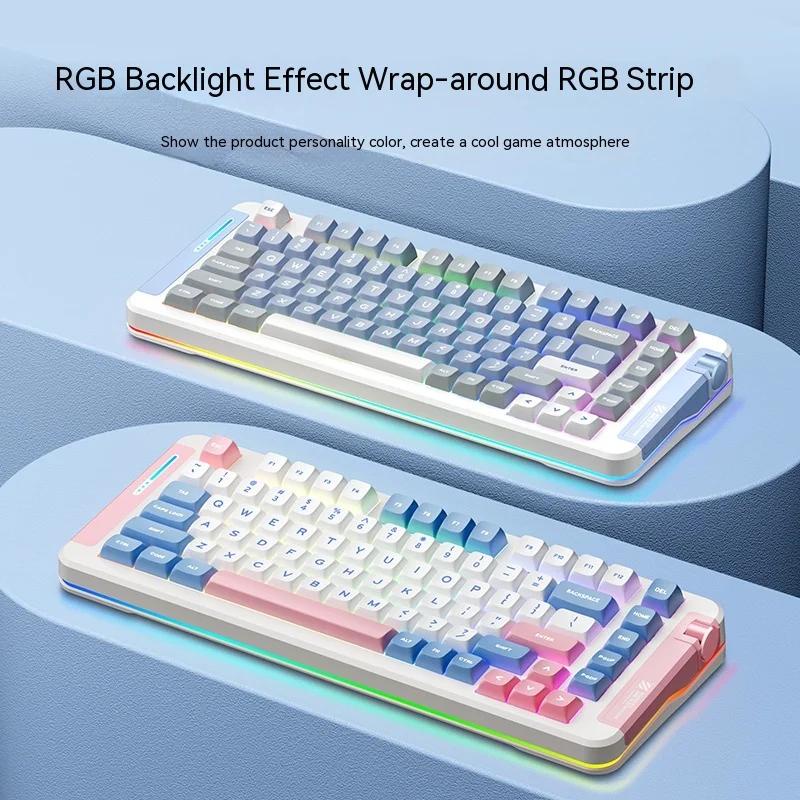 MCHOSE X75 Wireless Mechanical Keyboard GASKET Structure RGB Hot ...