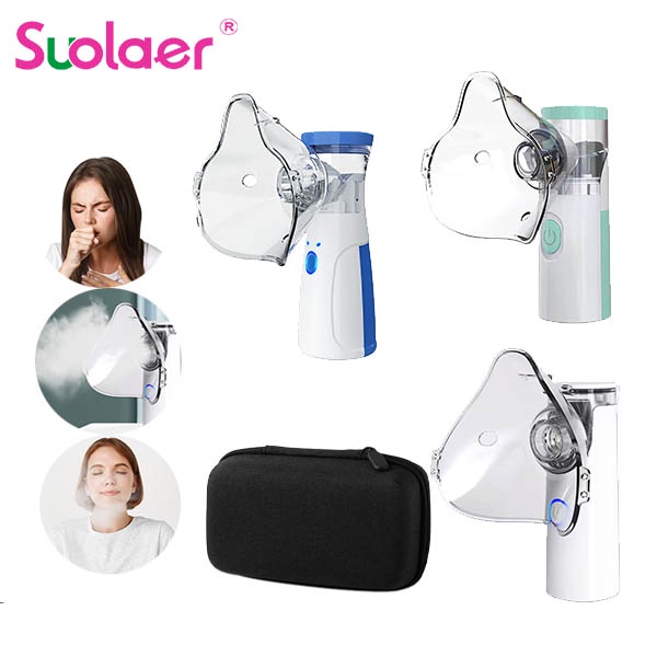 Medical Handhe Portable Nebulizer Inhalator Adult Kids Mini Silent ...