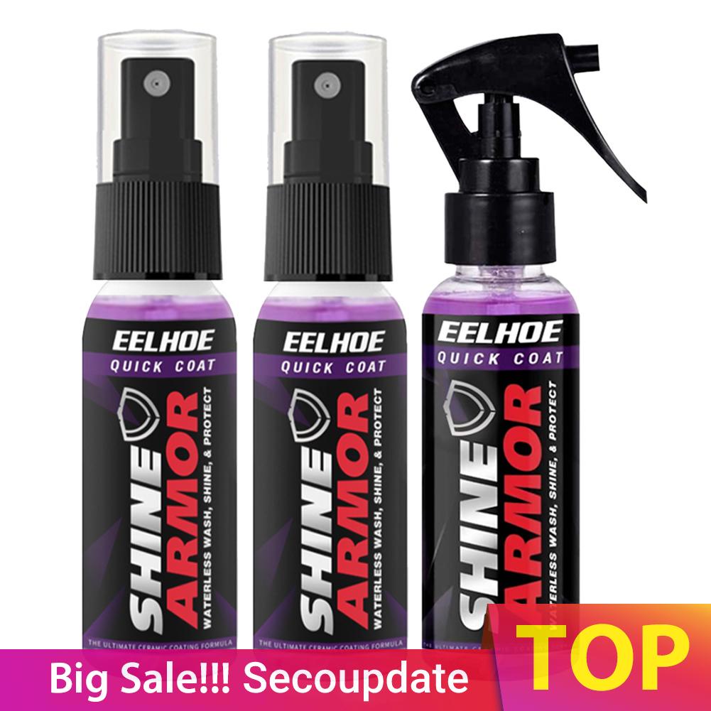 Shine Armour Ceramic Scratch-resistant Car Wash Fast Nano Coating Polishing Sealing Spray Wax ...