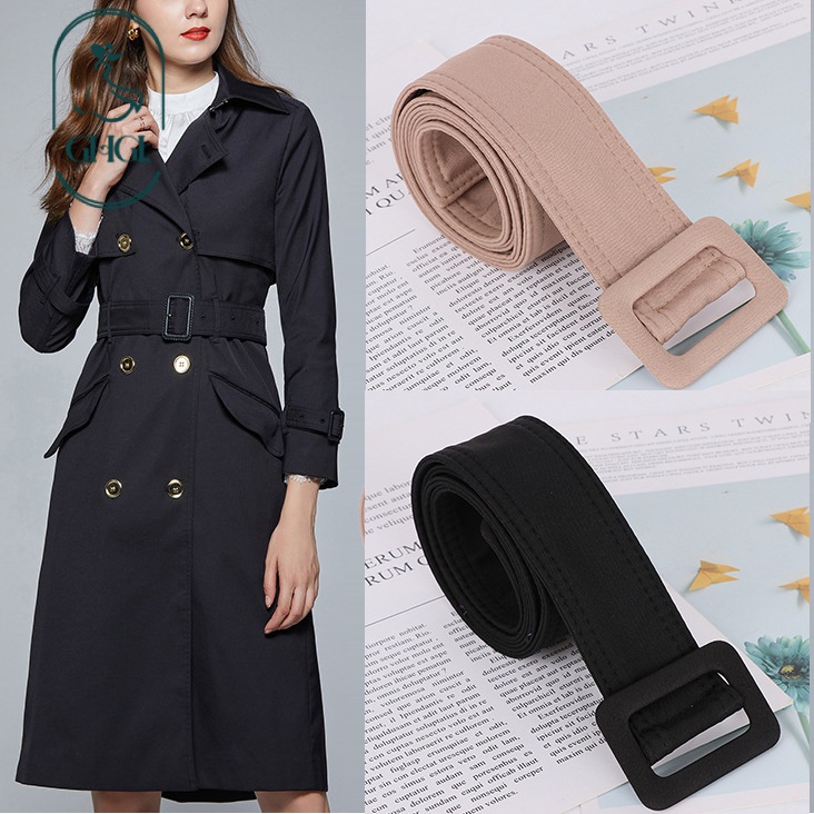 [GHGl] Windbreaker Cloth Belt Matching Suit Jacket Knotted Narrow ...