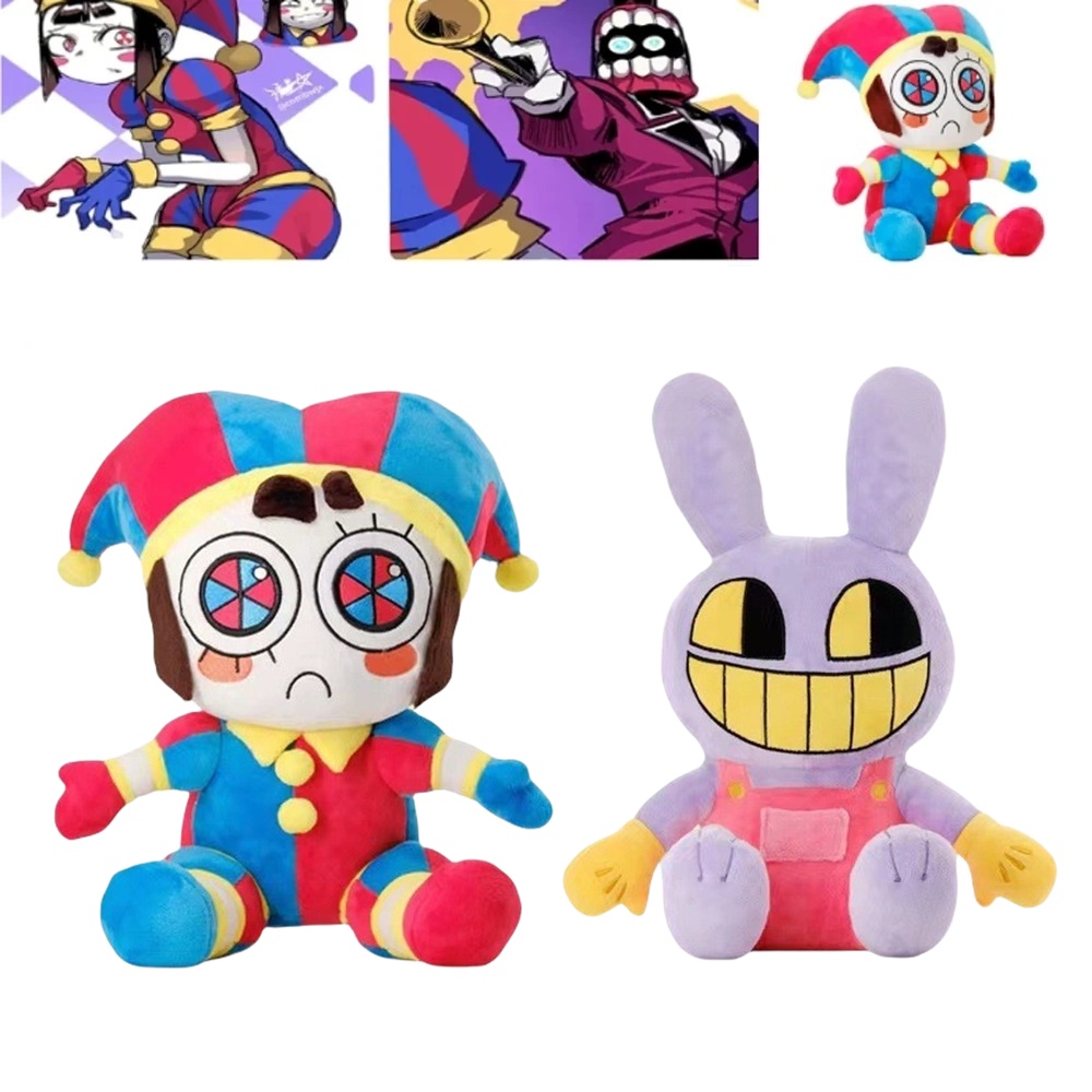 The Amazing Digital Circus Plush Toys Clown Rabbit Pomni Plush Dolls ...