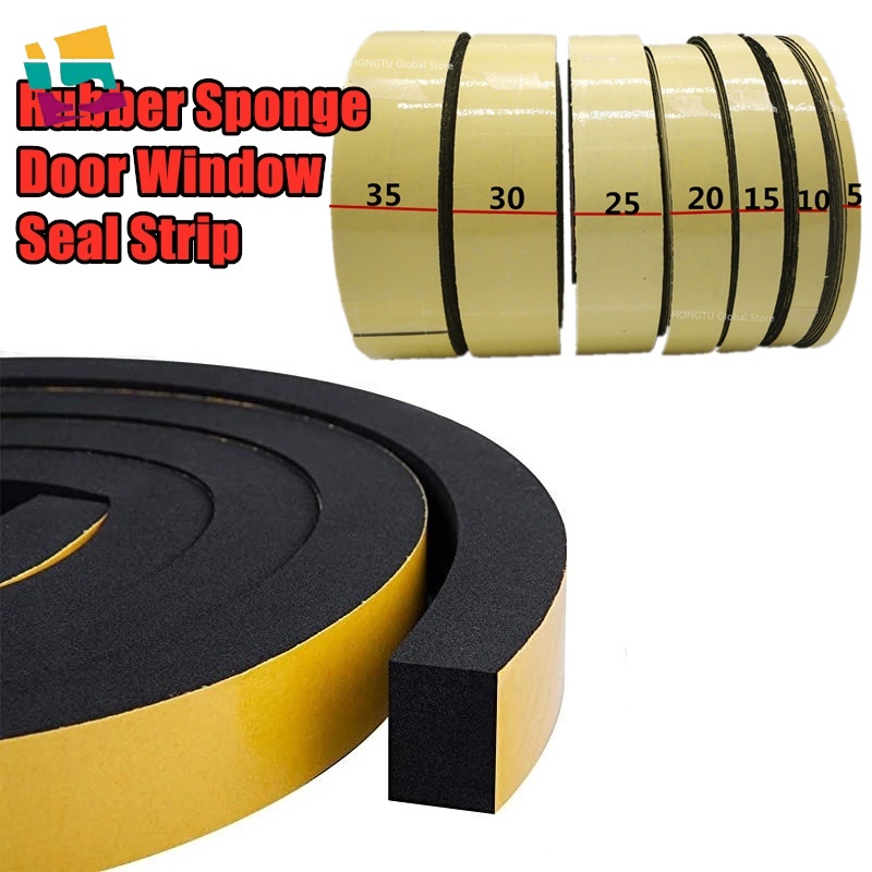 Rubber Sponge Seal Strip Door Window Seal Strip Self Adhesive ...