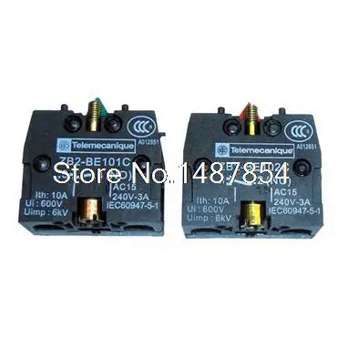 20Pcs/Lot ZB2-BE101C Push Button Switch Contact Block,Normal Open (NO ...