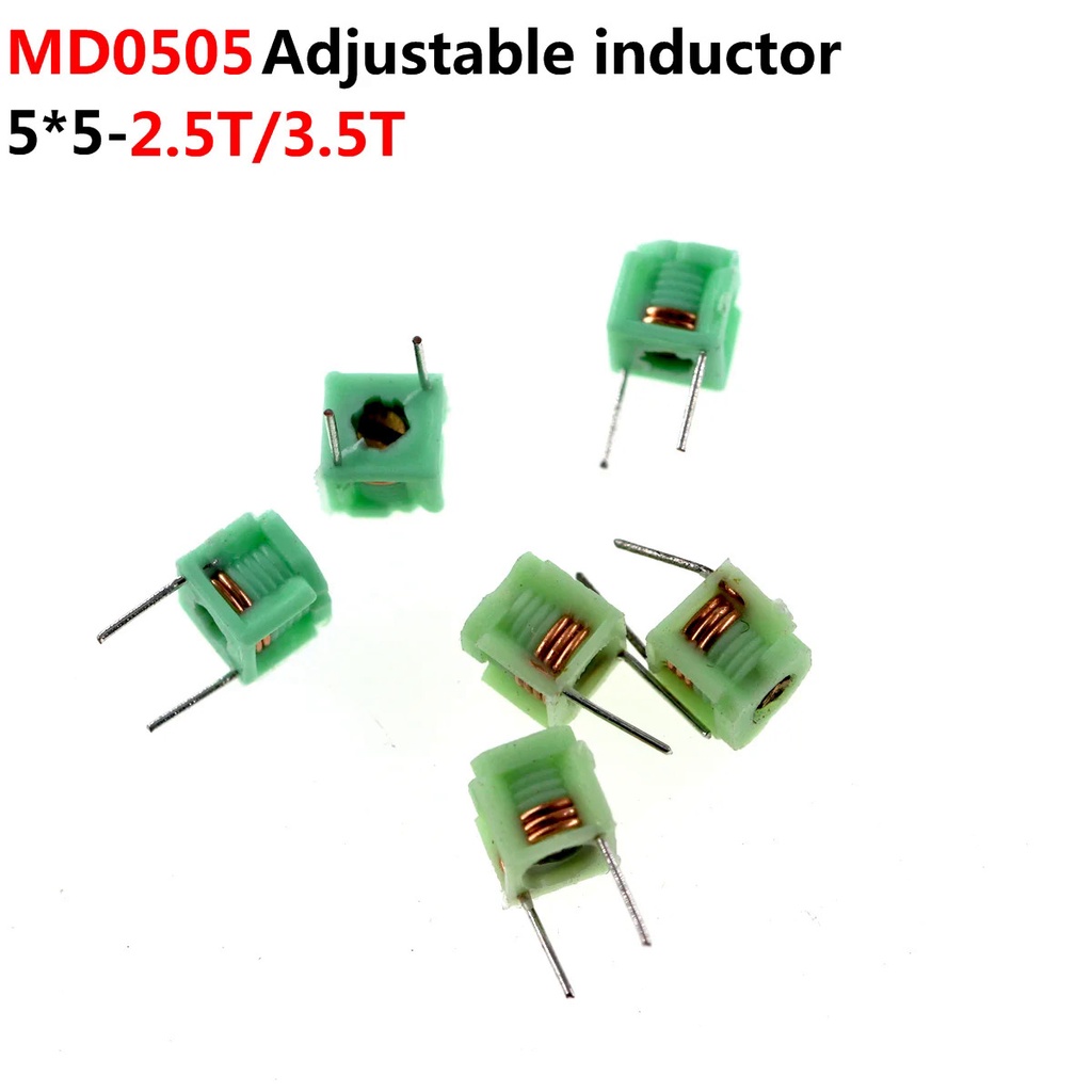 100pcs Adjustable Inductor md0505 5*5 MD0505 1.5T 2.5T 3.5T 4.5T 5.5T ...