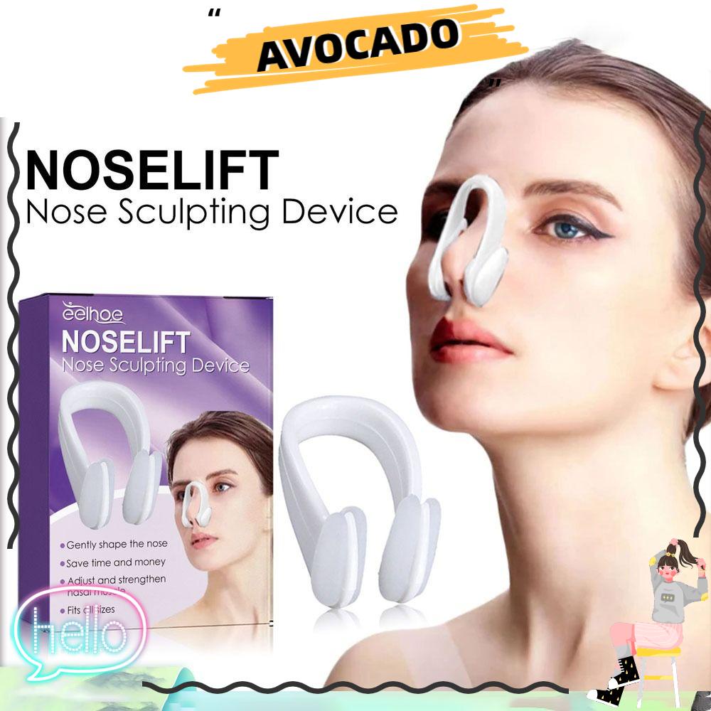 AVOCADA Nose Shape Orthotics Clip, Portable Silicone Nose Lifting ...