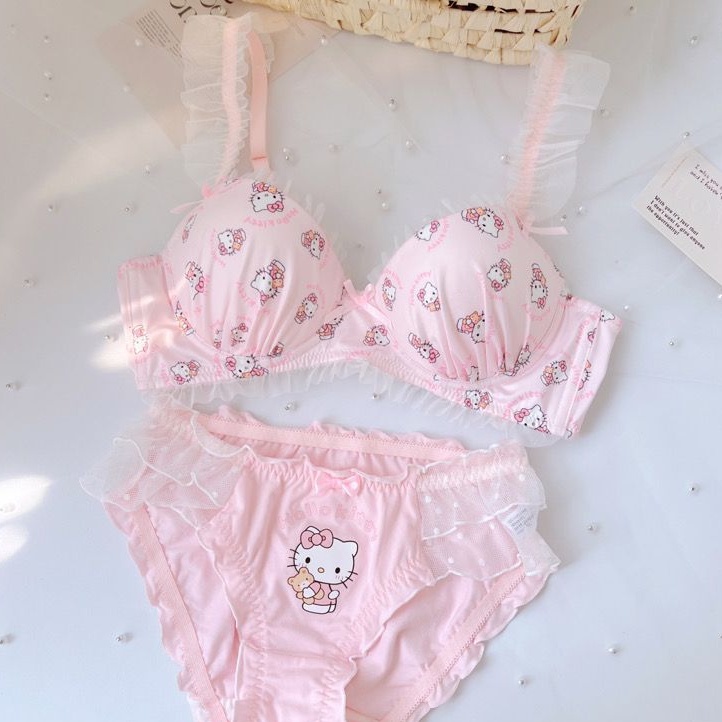 Hello Kitty Girls and Women's Underwear Bras Panties | Shopee Philippines
