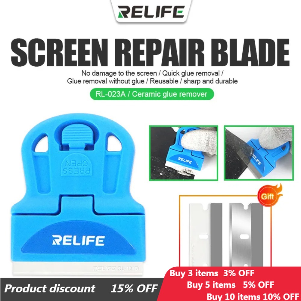 RELIFE RL-023A Ceramic Glue Remover for Cut the Polarizer Remove the ...