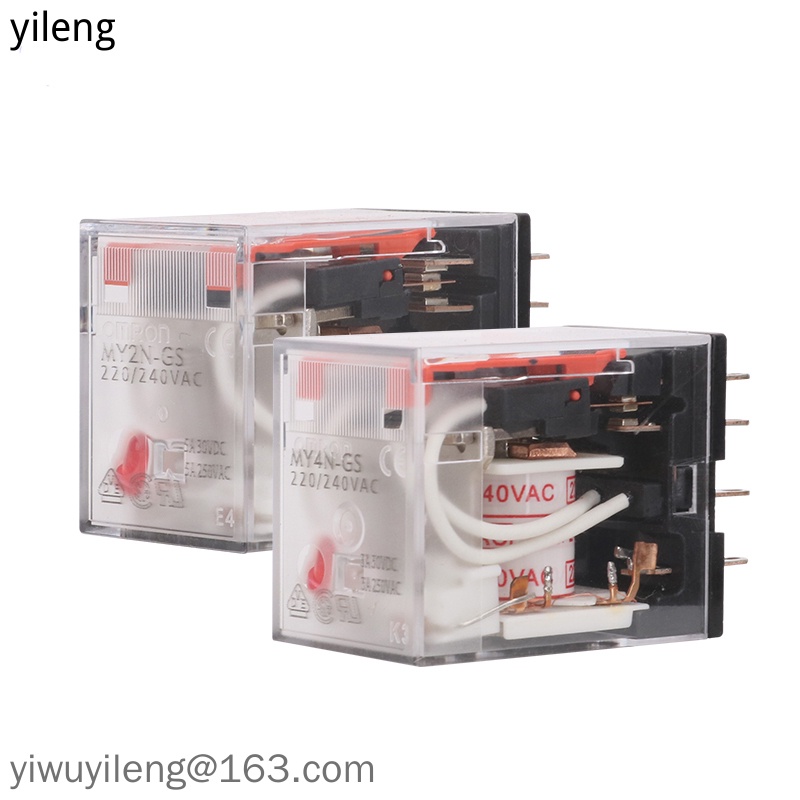 Omrom relay MY2NJ MY2N-GS DC24V 8 feet and 14 feet AC220V | Shopee ...