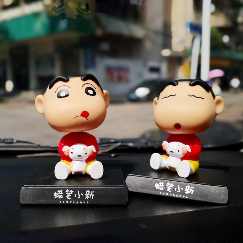 Crayon Shin-Chan Shinchan Shake Shaking Head Action Figure Car Cake ...