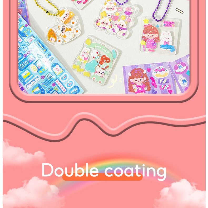 [Ready Stock] New Product Sticker Goo Goo Card Suit 3-Layer Storage Box ...