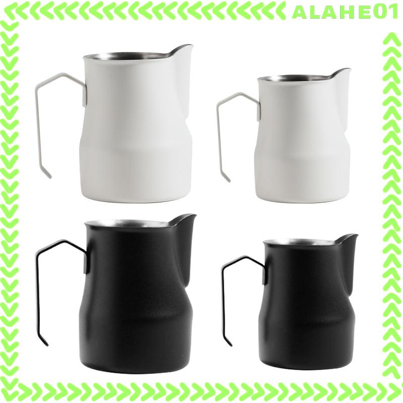 [Alahe] espresso steamer jug, coffee milk frother, dripless milk jug ...